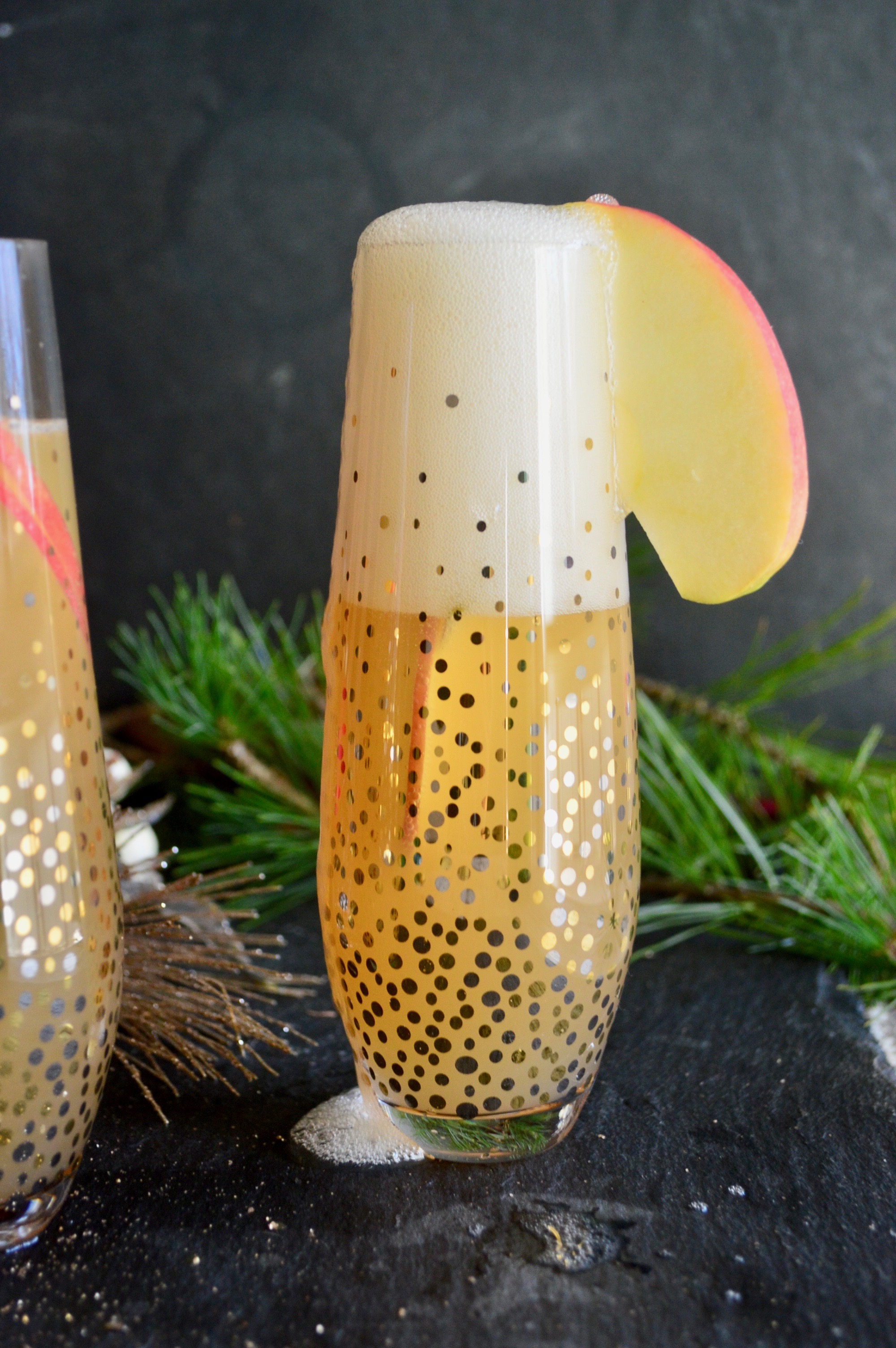 Holiday Brunch Apple Cider Mimosas | Real Food with Dana